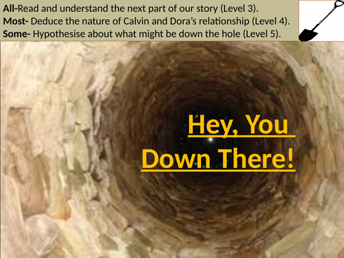 LITERACY: Hey You Down There | Teaching Resources