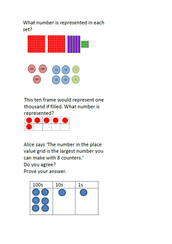 Place Value Year 3 (3 Weeks) | Teaching Resources