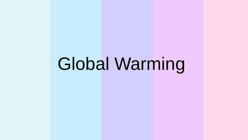 Global warming/Climate change | Teaching Resources