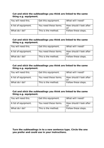 Fantastic Beasts Instruction Writing | Teaching Resources