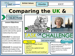 UK and USA - Comparing Politics | Teaching Resources