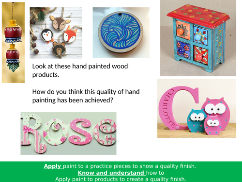 Design Technology Developing Painting Skills Year 7 | Teaching Resources Design Technology Developing Painting Skills Year 7 | Teaching Resources