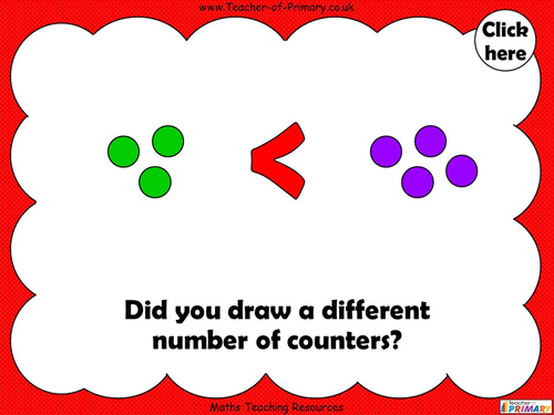 Beginning to Use Greater Than, Less Than and Equal To Signs - Year 1 ...