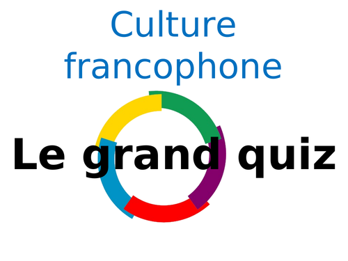2 Cultural Quiz A Level French | Teaching Resources