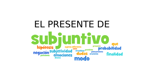 Present Subjunctive - Spanish | Teaching Resources