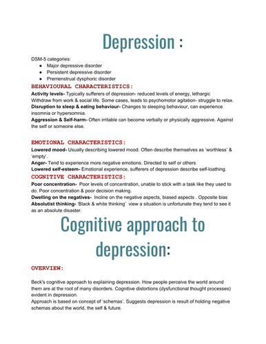AS AQA Psychology paper 2 | Teaching Resources