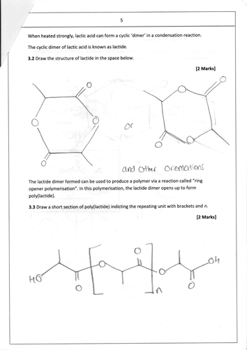 A LEVEL ORGANIC SYNTHESIS CHEMISTRY PAPER | Teaching Resources