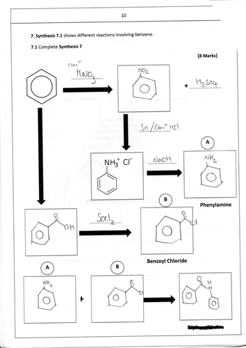 A LEVEL ORGANIC SYNTHESIS CHEMISTRY PAPER | Teaching Resources