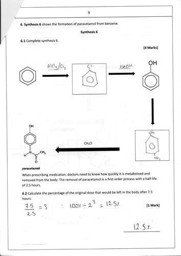 A LEVEL ORGANIC SYNTHESIS CHEMISTRY PAPER | Teaching Resources
