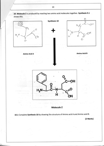 A LEVEL ORGANIC SYNTHESIS CHEMISTRY PAPER | Teaching Resources