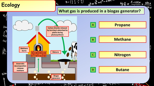 £1 ONLY! KS4 AQA GCSE Biology (Science) Ecology Multiple Choice ...