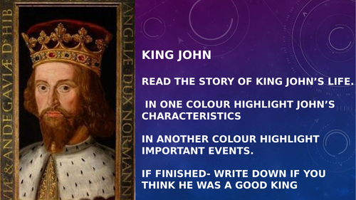 King John | Teaching Resources