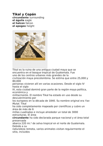 Research Lesson on Latin American Holiday Destinations | Teaching Resources