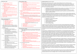 A Level PE - Skill Acquisition Summary | Teaching Resources