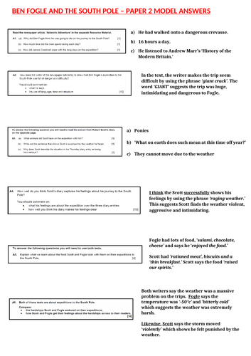 Reading Exam Revision Sheets - EDUQAS GCSE English Language | Teaching ...