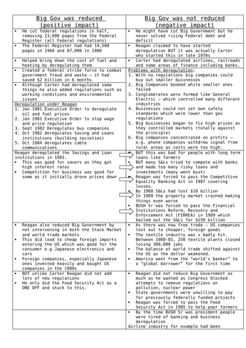 Lesson 3 - Did Reagan successfully reduce big government in the USA ...