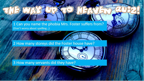 Roald Dahl - The Way up to Heaven | Teaching Resources