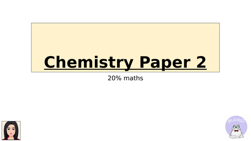 AQA TRILOGY Combined Science Chemistry Foundation paper 2 Revision pack ...