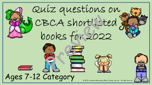 Quiz for CBCA Book Week 2022 : Dreaming with eyes open... | Teaching ...