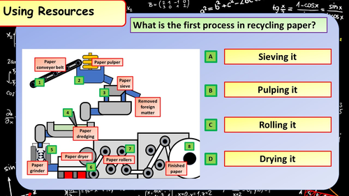 £1 ONLY! KS4 AQA GCSE Chemistry (Science) Using Resources Multiple ...
