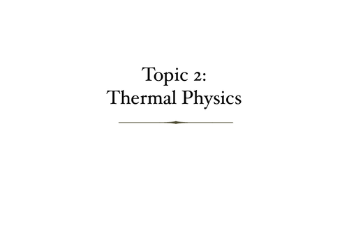 CAIE IGCSE Physics Topic 2 Thermal Physics | Teaching Resources CAIE IGCSE Physics Topic 2 Thermal Physics | Teaching Resources