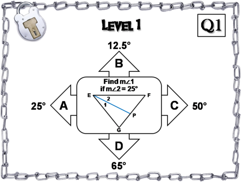 Perpendicular and Angle Bisectors in Triangles Activiy: Escape Room ...