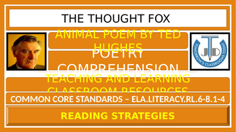 THE THOUGHT FOX BY TED HUGHES - ANIMAL POEM - POWERPOINT PRESENTATION ...