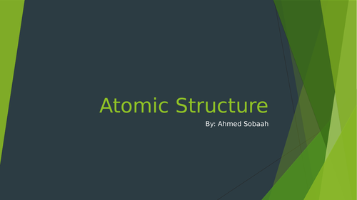 Unit 3_Atomic Structure | Teaching Resources