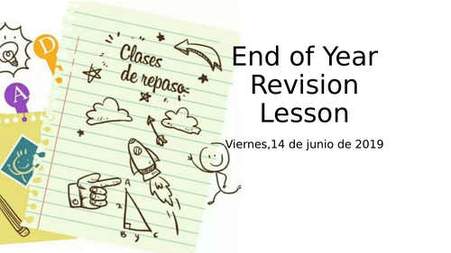 Year 9 End of Year Revision Lesson | Teaching Resources