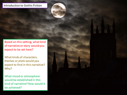 Gothic Fiction Introduction | Teaching Resources