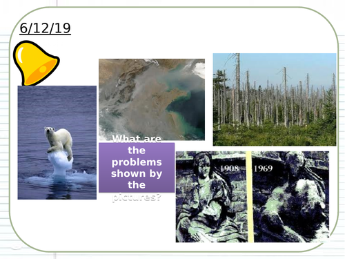 New AQA Chemistry Topic 9: Earth Atmosphere | Teaching Resources