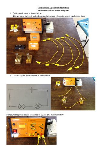 Series Circuits | Teaching Resources