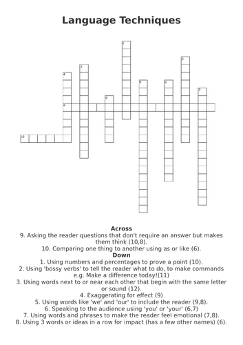 10 easy to use starters for GCSE English Language | Teaching Resources