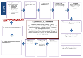 Revision Lesson: Explanations of Obedience | Teaching Resources