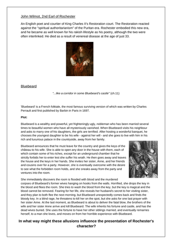 'Jane Eyre' Rochester | Teaching Resources