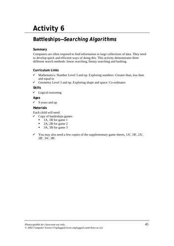 Computational Thinking Exam With Solution And Classroom Ct Activities