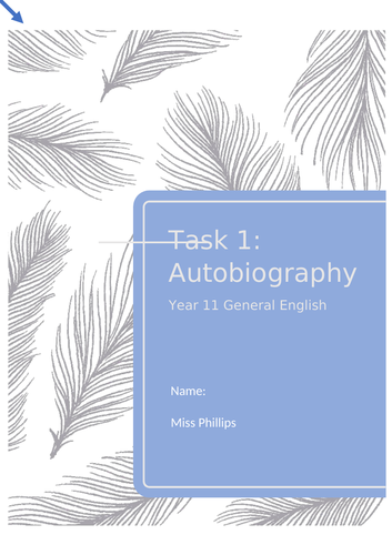 Autobiography Unit of Work | Teaching Resources