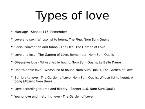 Pre-1900 poetry anthology AQA revision powerpoint | Teaching Resources