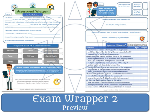 Exam Wrapper (Assessment Tool) 2/5 | Teaching Resources