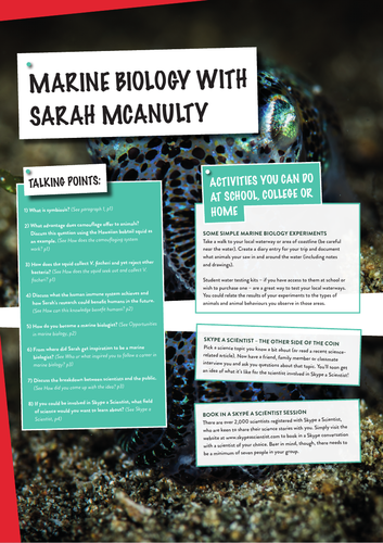 Marine life and what we can learn from it | Teaching Resources