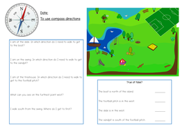 KS1 compass directions | Teaching Resources