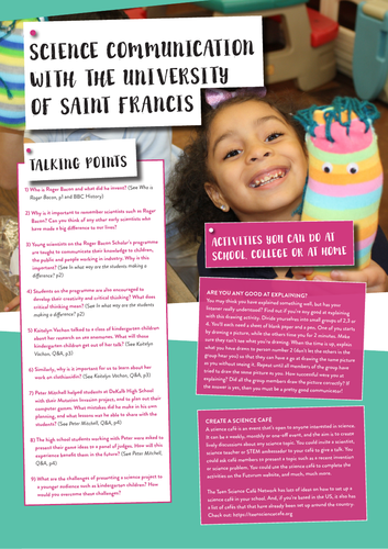 Science communication - learning a key skill for the future | Teaching ...