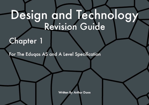 Design and Technology Revision Guide- Chapter 1 | Teaching Resources