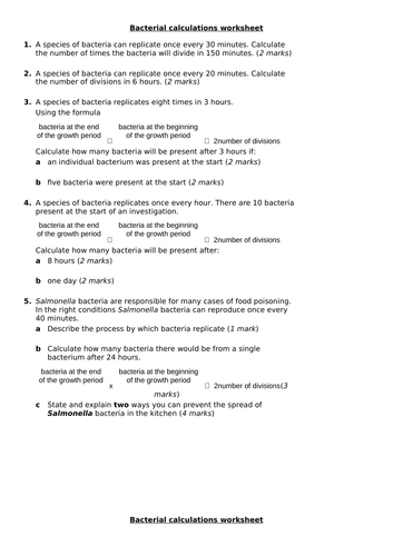 AQA GCSE (9-1) Biology (Triple) - Preventing bacterial growth ...