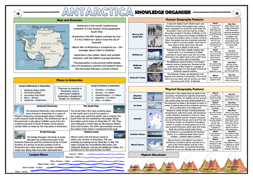 World Continents Knowledge Organisers Big Bundle! | Teaching Resources