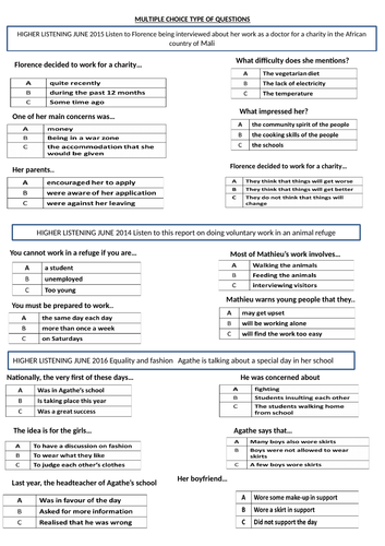 FRENCG GCSE LISTENING TECHNIQUE STRATEGIES | Teaching Resources