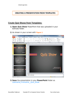 Microsoft PowerPoint Presentation practical basics activities for Year ...