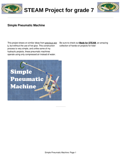 STEAM Project for Year 7/8/9/10/11 and 12 | Teaching Resources