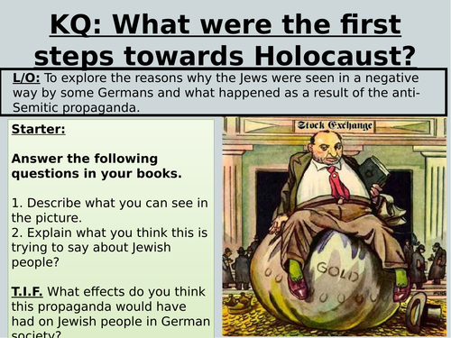 HOLOCAUST PROPAGANDA AND KRISTALLNACHT | Teaching Resources