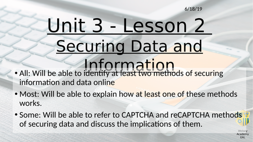 2 Ict Igcse Edexcel Unit 3 Operating Online Securing Data